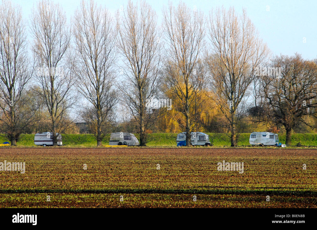 Caravans across hi-res stock photography and images - Alamy