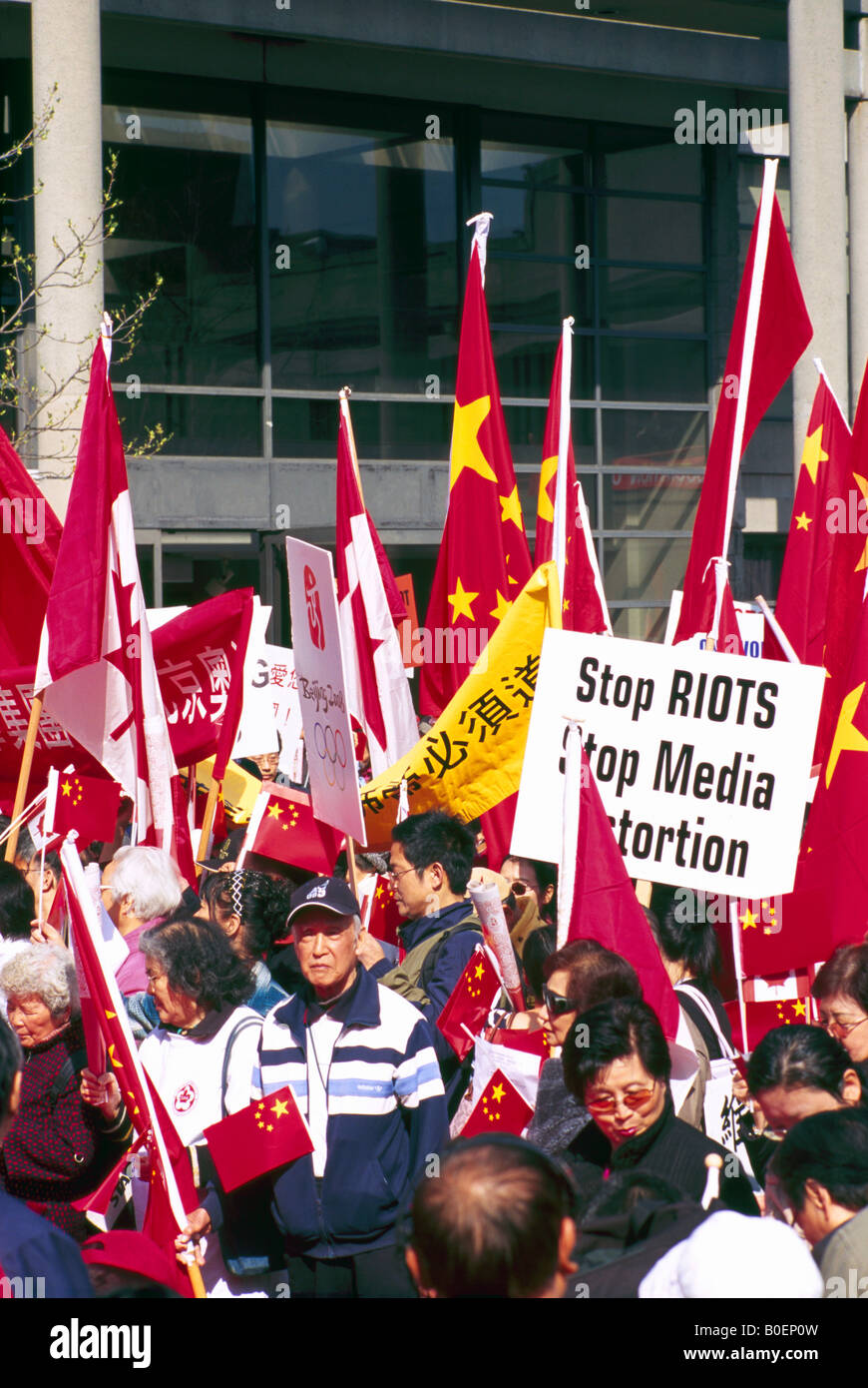 Peaceful Chinese Protest Rally held in Chinatown Vancouver British ...