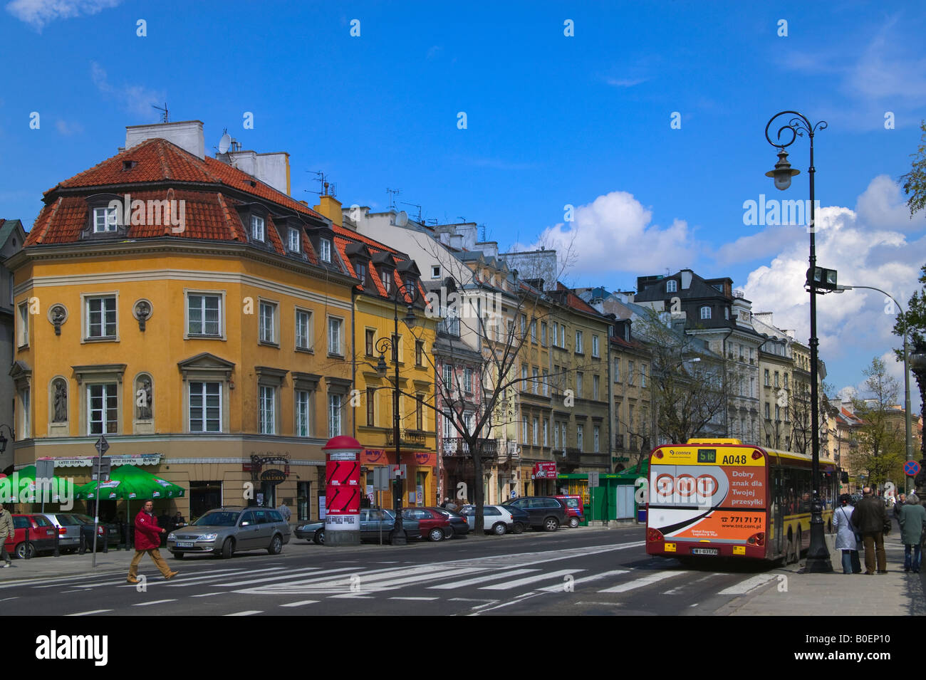 Historical buildings in the old town Warsaw Poland Stock Photo - Alamy