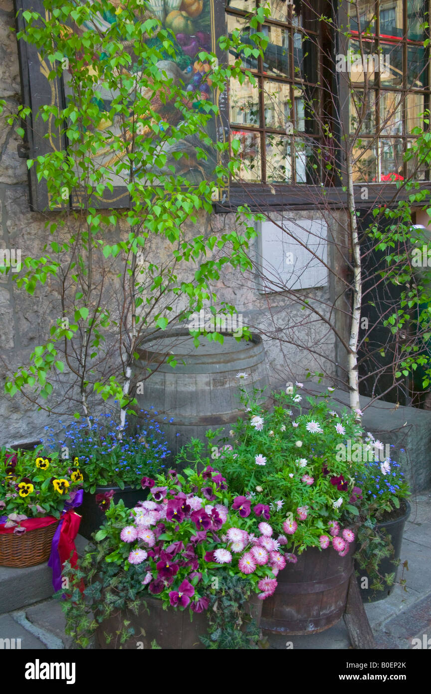 Traditional house courtyard in old town Warsaw Poland Stock Photo - Alamy