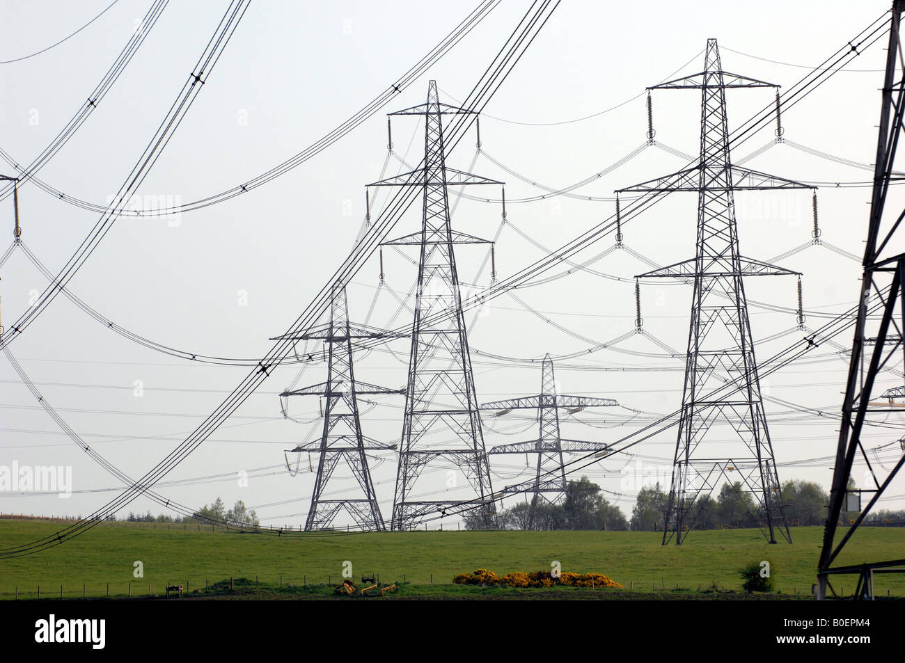 Electricity pylons scotland uk hi-res stock photography and images - Alamy