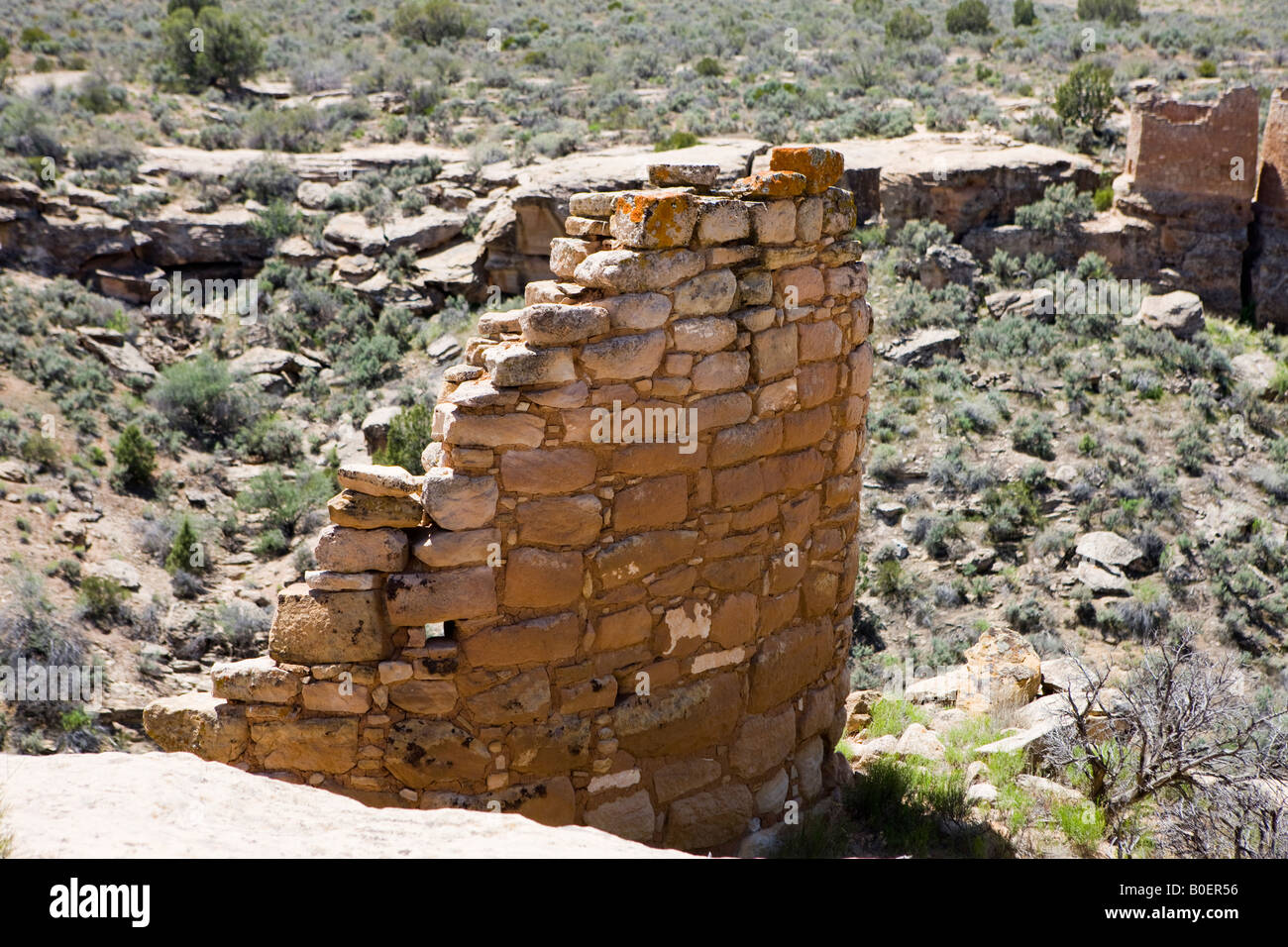 Stronghold House ruins at Hovenweep National Monument Colorado and Utah ...