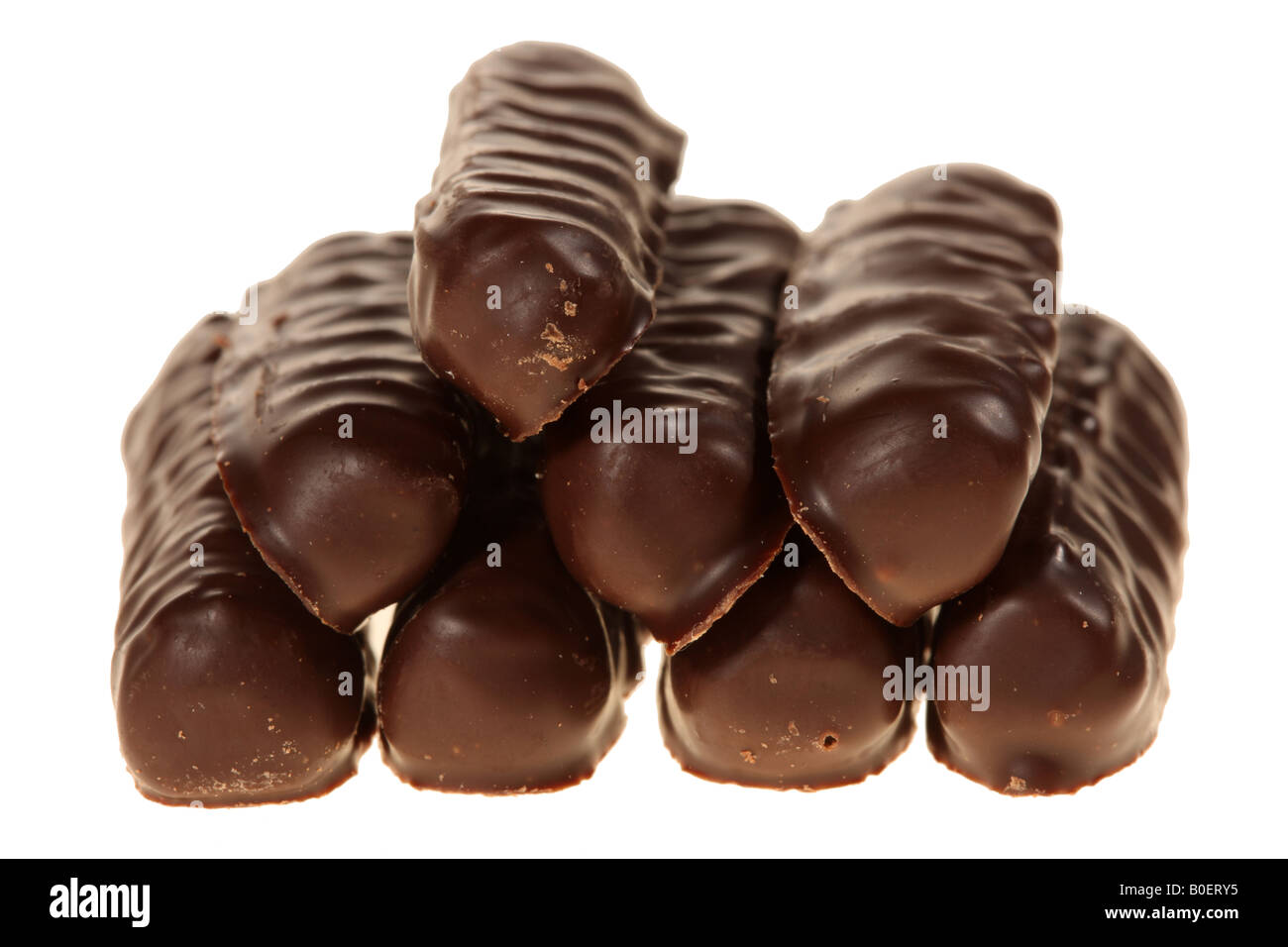 Sweets Chocolate sticks filled with sweet syrup Stock Photo - Alamy