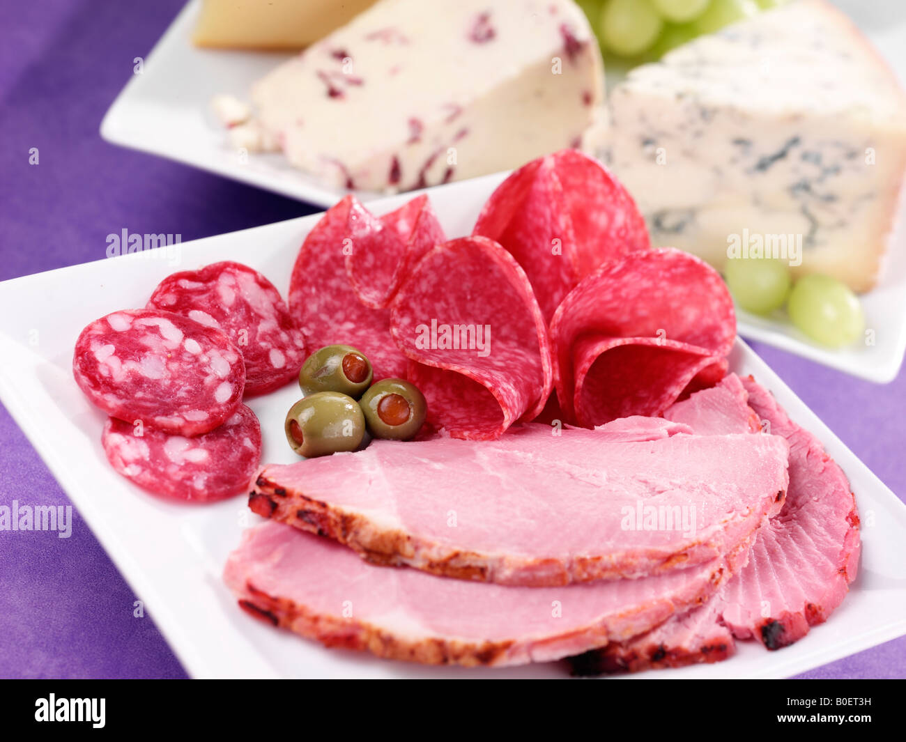 COLD MEATS AND CHEESE Stock Photo - Alamy
