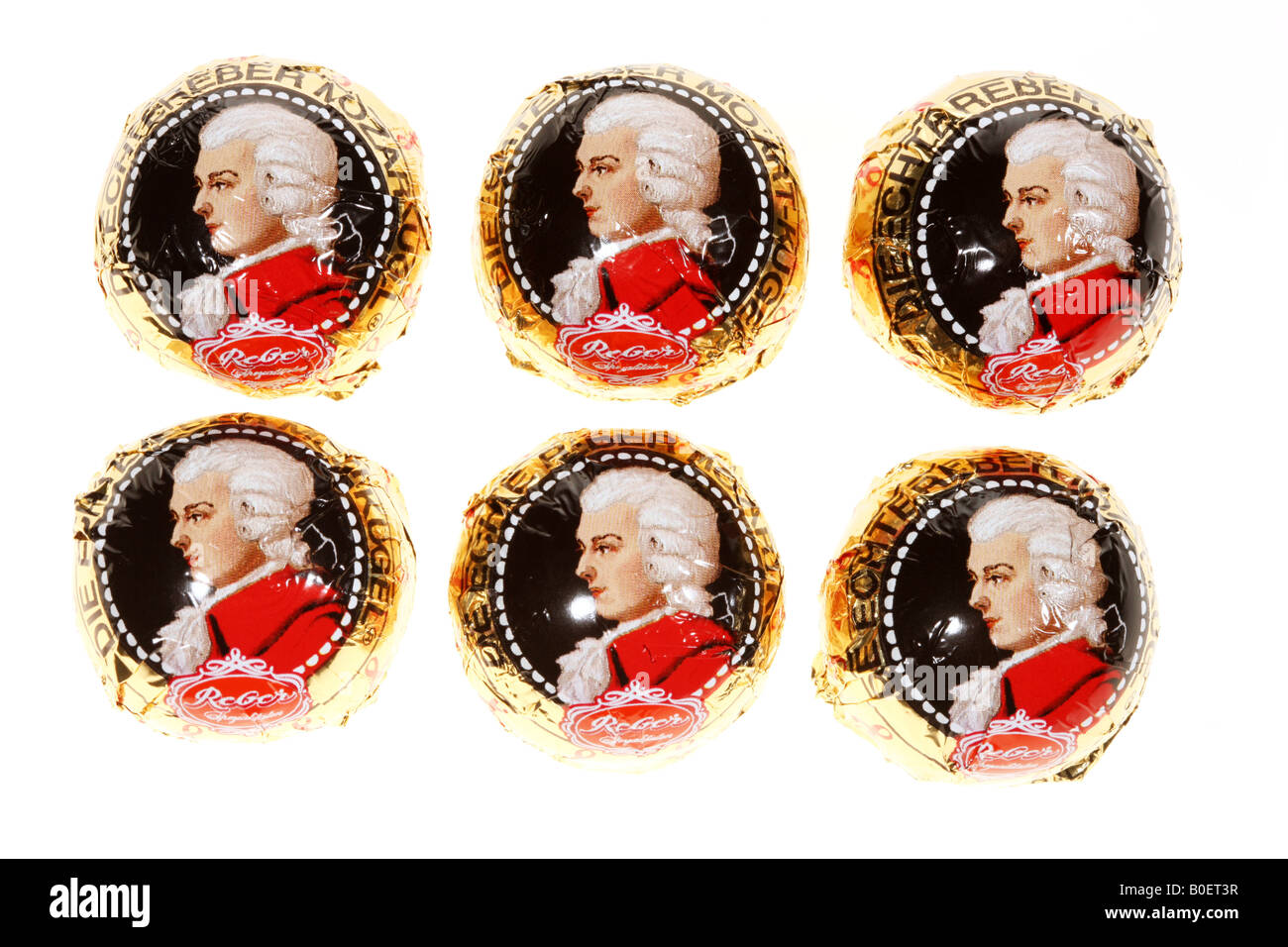 Sweets Mozart Kugeln Praline Stock Photo - Alamy