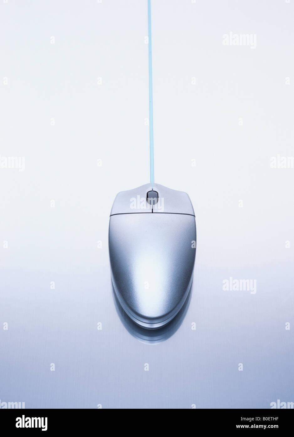 Silver Computer Mouse Stock Photo - Alamy