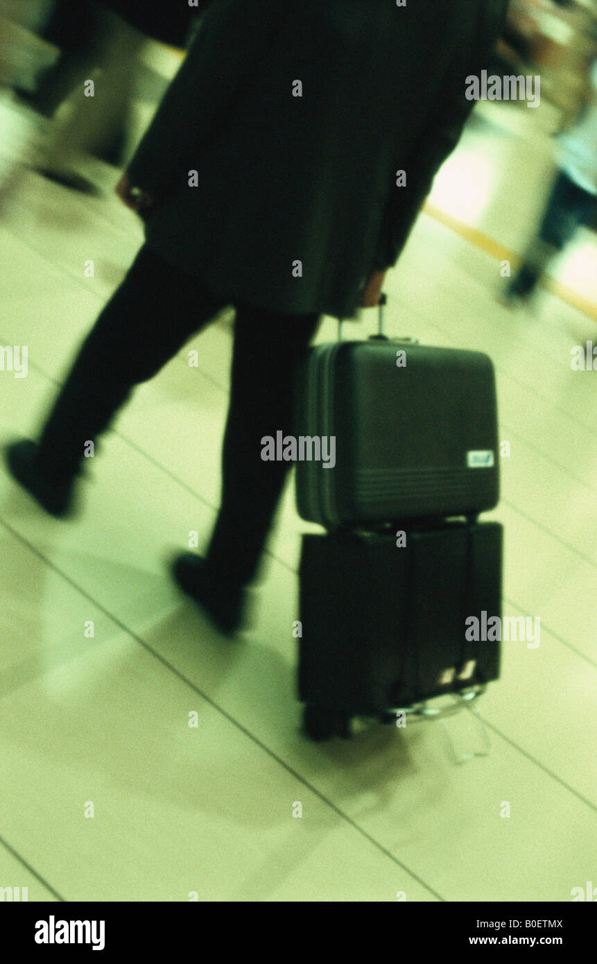 Man With Suitcase Stock Photo - Alamy