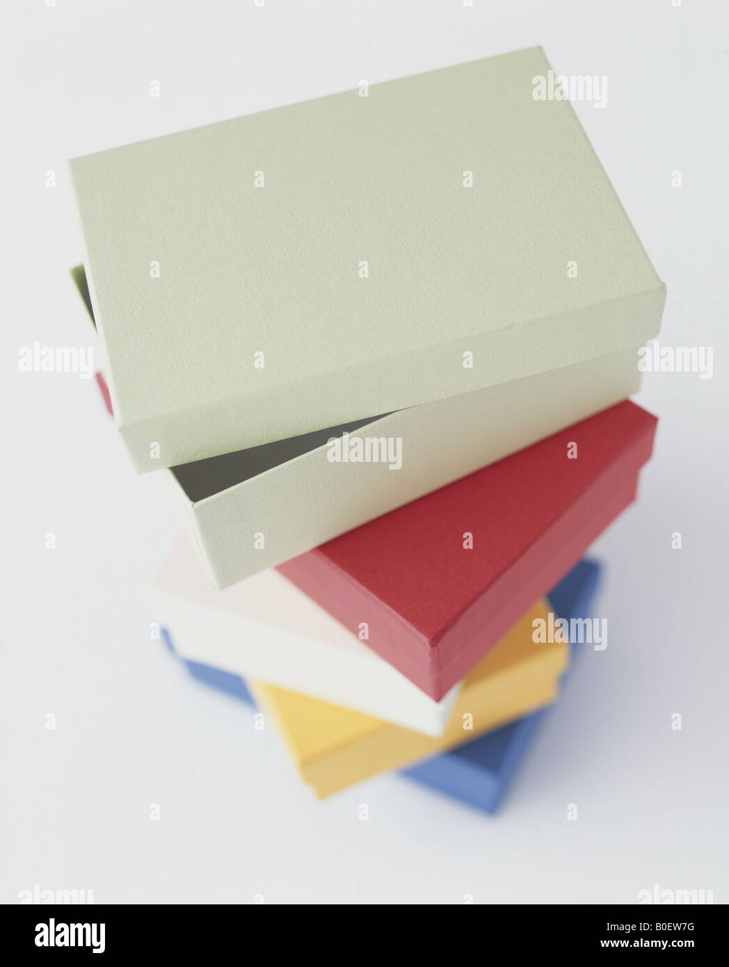 Stack Of Box Files Stock Photo - Alamy