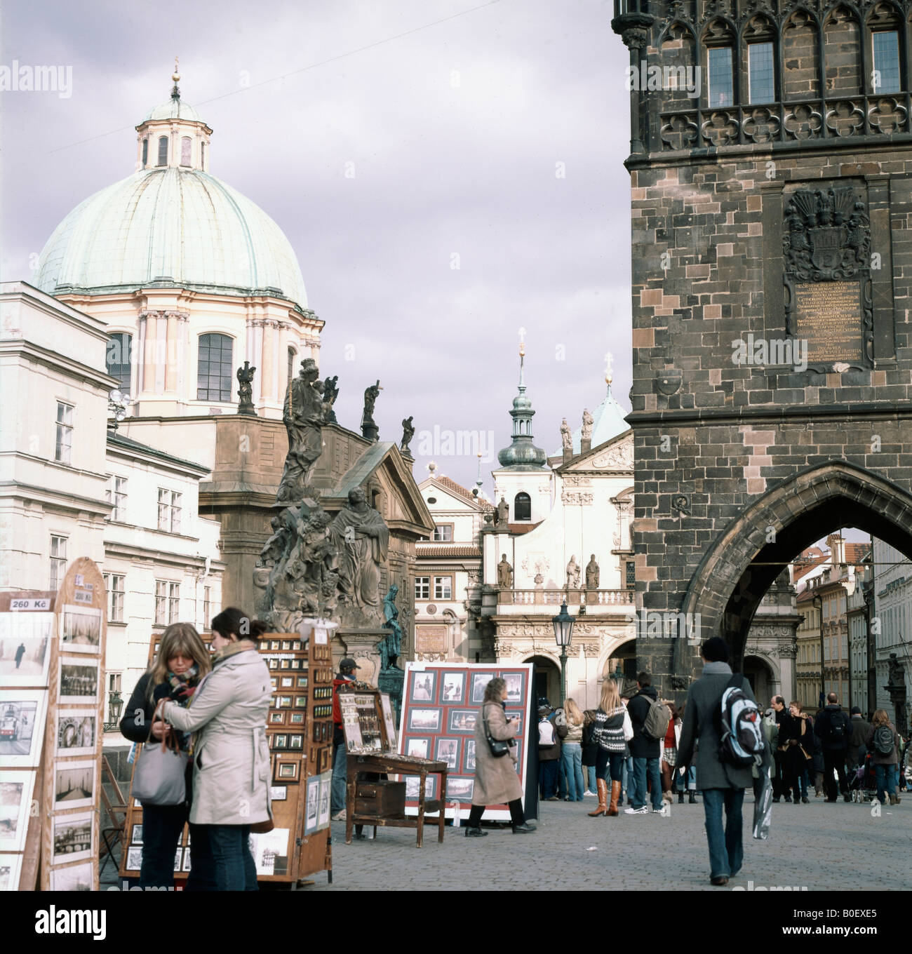 Karlov bridge in Praha Stock Photo - Alamy
