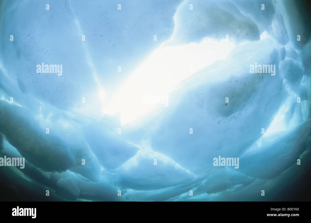 Underwater Drift Ice Stock Photo - Alamy