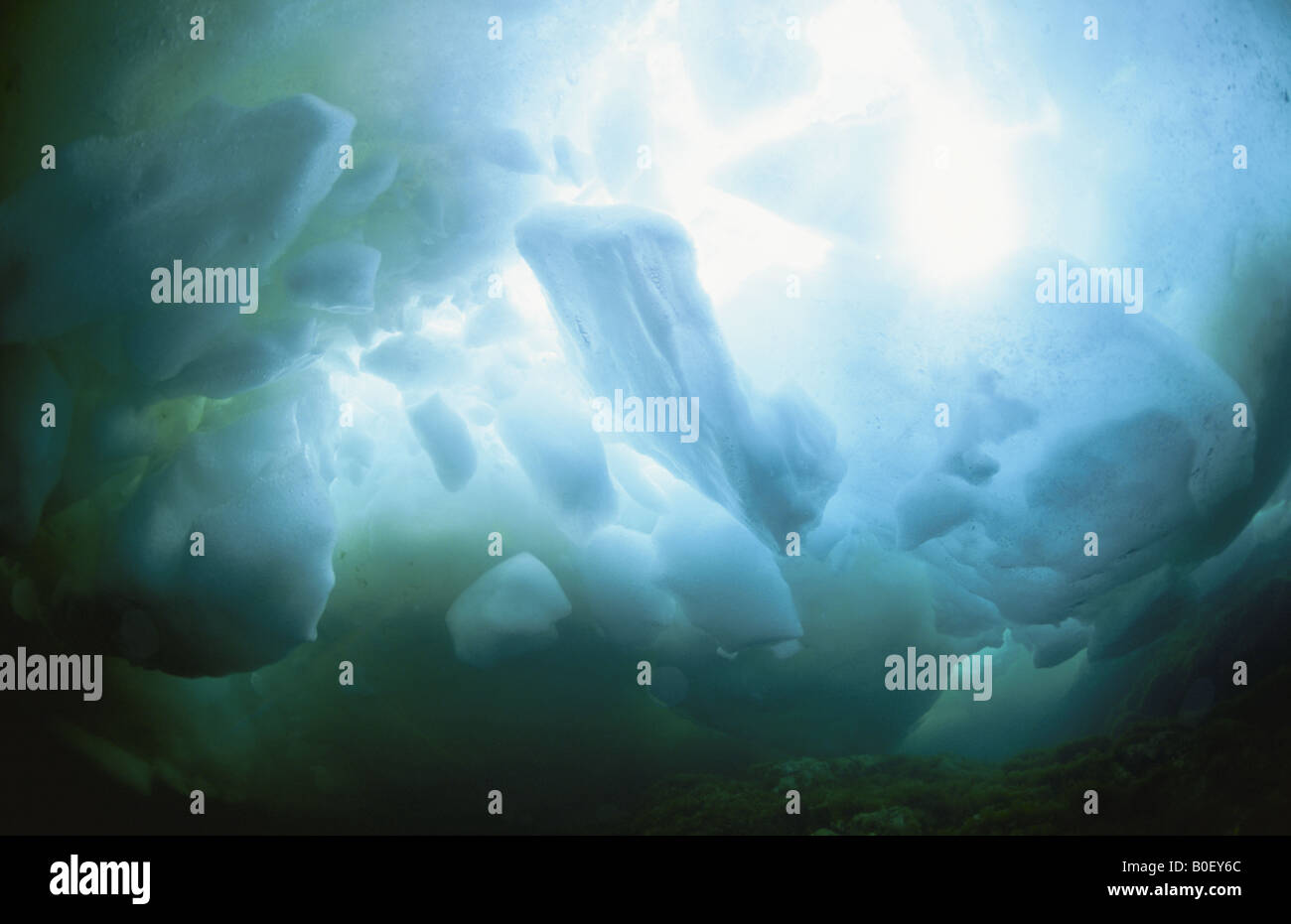 Underwater Drift Ice Stock Photo - Alamy