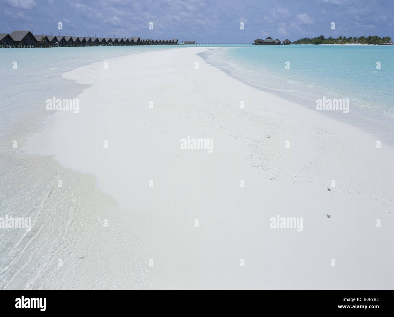 A Sandbar A Beach And A Coconut Stock Photo - Alamy