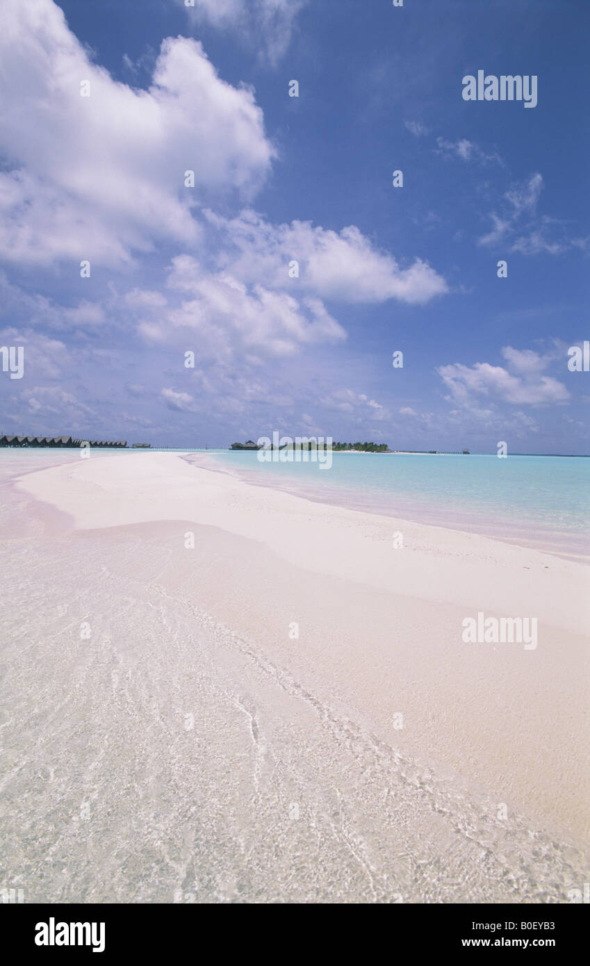 A Sandbar And A Beach Stock Photo - Alamy