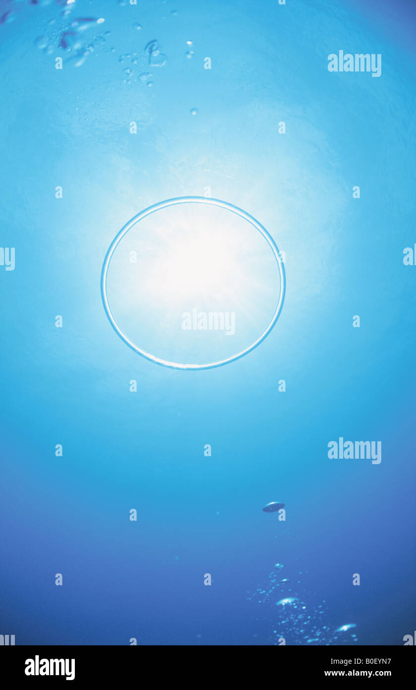 The Ring Of Air Bubbles Stock Photo - Alamy
