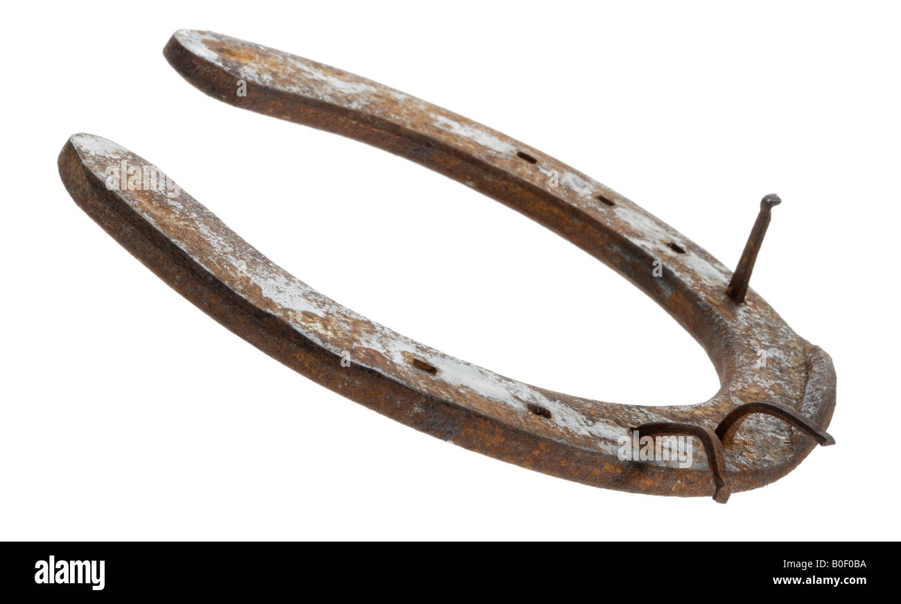 Iron horse shoe Stock Photo - Alamy