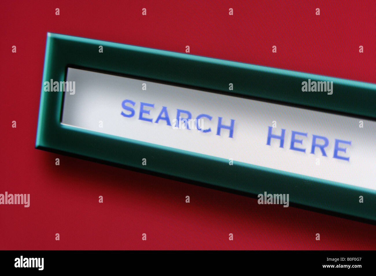 Search box on a computer screen Stock Photo - Alamy