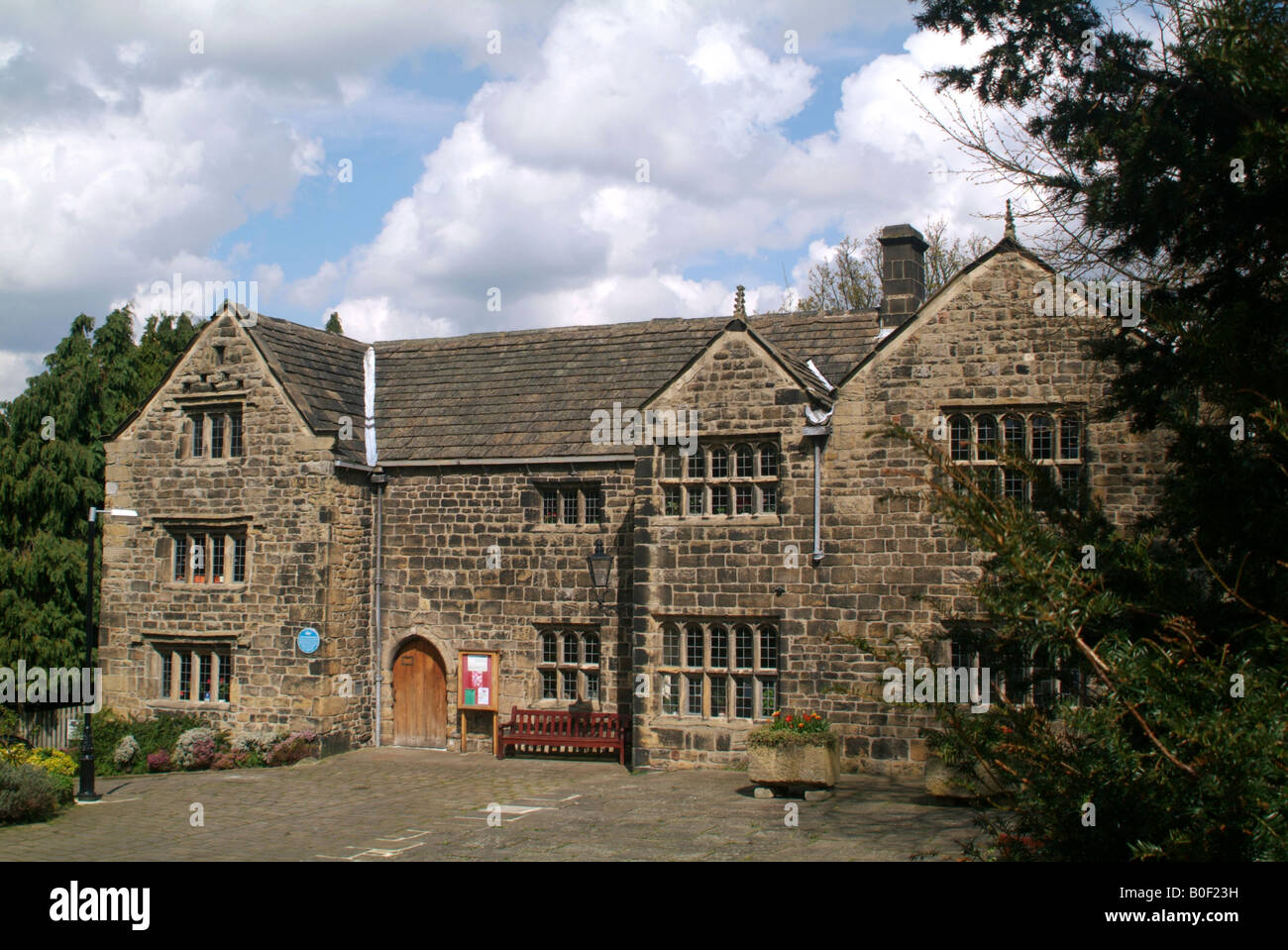 The Manor House now a museum built on the site of the Roman Fort Stock ...