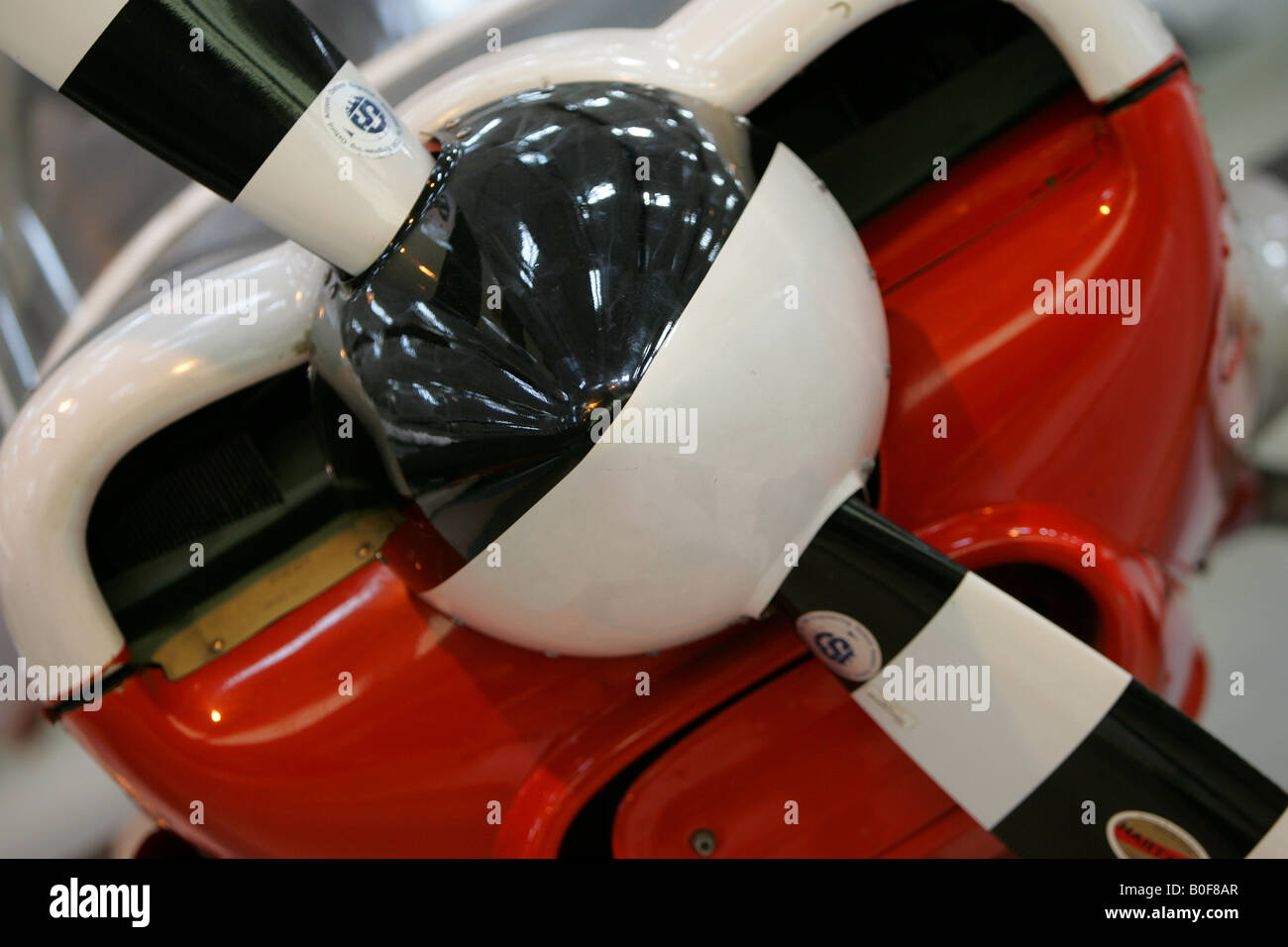 RAF BULLDOG FLYING TRAINING AIRCRAFT PROPELLER Stock Photo - Alamy