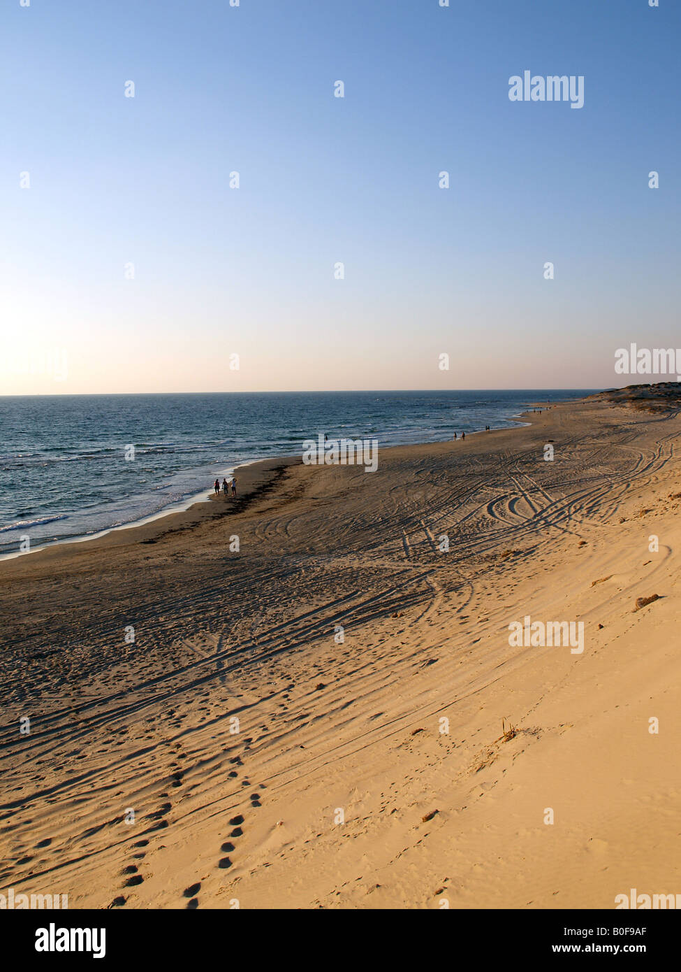 Caesarea beach, near the roman Aquaduct, Israel Stock Photo - Alamy
