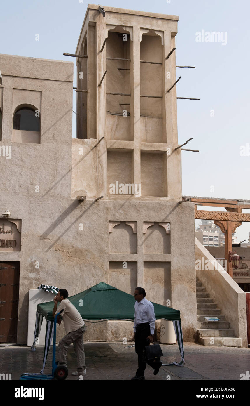 Dubai, United Arab Emirates (UAE). The old historic quarter of Al ...
