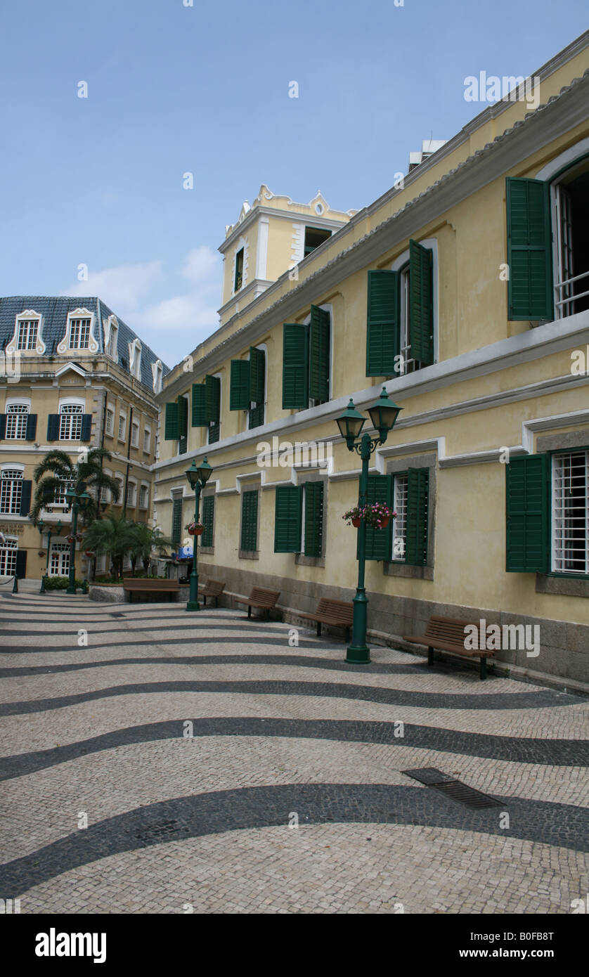 St Augustine's Square Macau April 2008 Stock Photo - Alamy