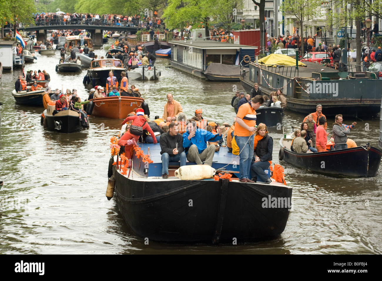 Queens day 30th April 2008 The annual Dutch national day Amsterdam ...