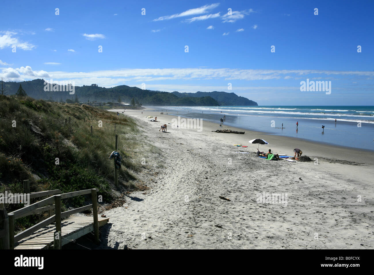 Waihi beach North Island New Zealand Stock Photo - Alamy