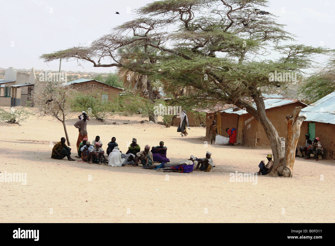 Africa Kenya Turkana tribe village October 2005 Stock Photo - Alamy