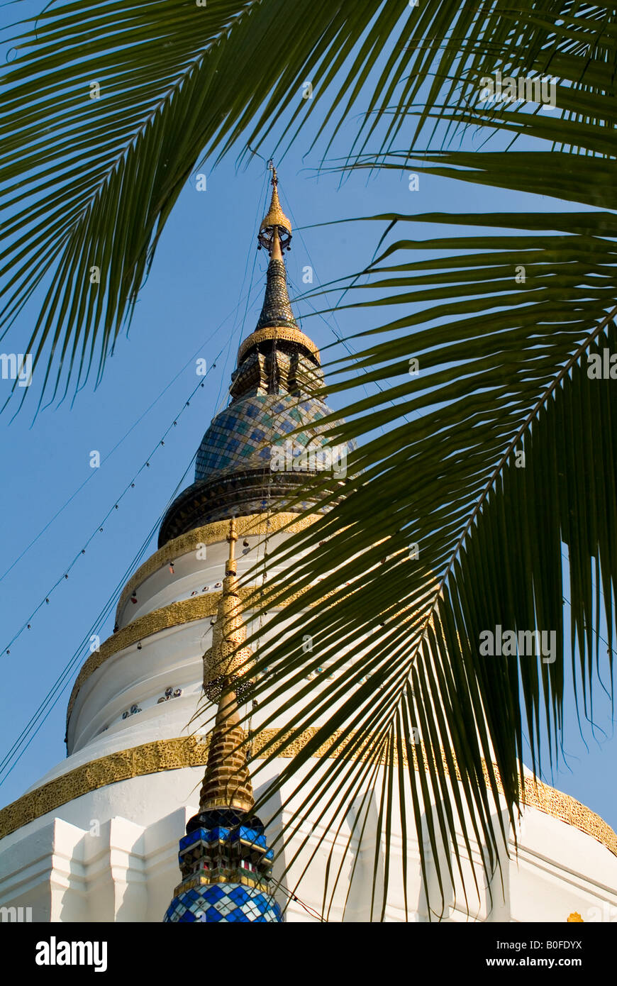 The main chedi stupa of Wat Gate, Chiang Mai, Thailand Stock Photo - Alamy