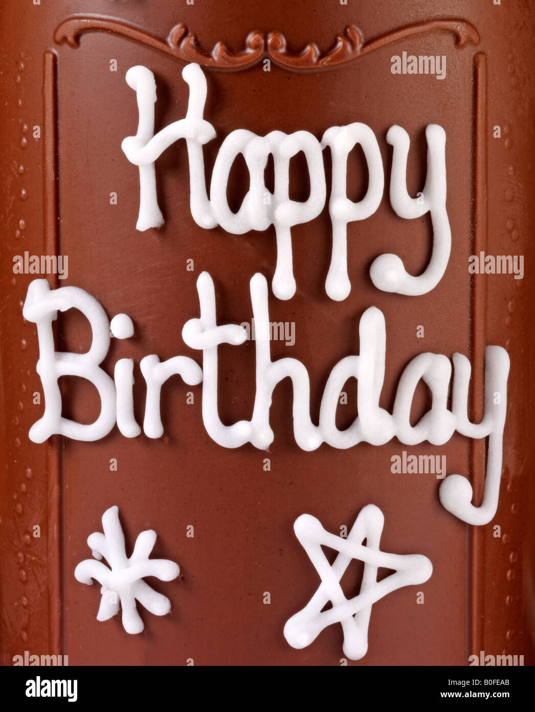 HAPPY BIRTHDAY CHOCOLATE Stock Photo - Alamy