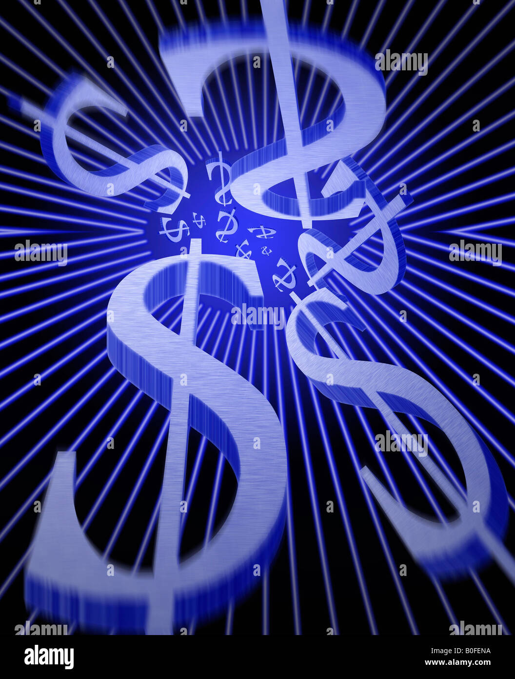 U S Mexican Canadian Dollar symbol Stock Photo - Alamy