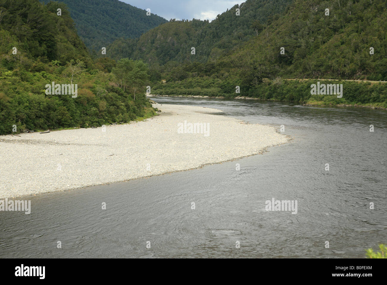 View of Buller river South Island New Zealand Stock Photo - Alamy