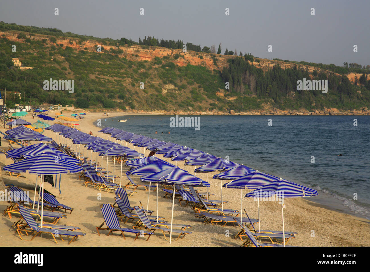Lourdas beach Kefalonia Greece Stock Photo - Alamy