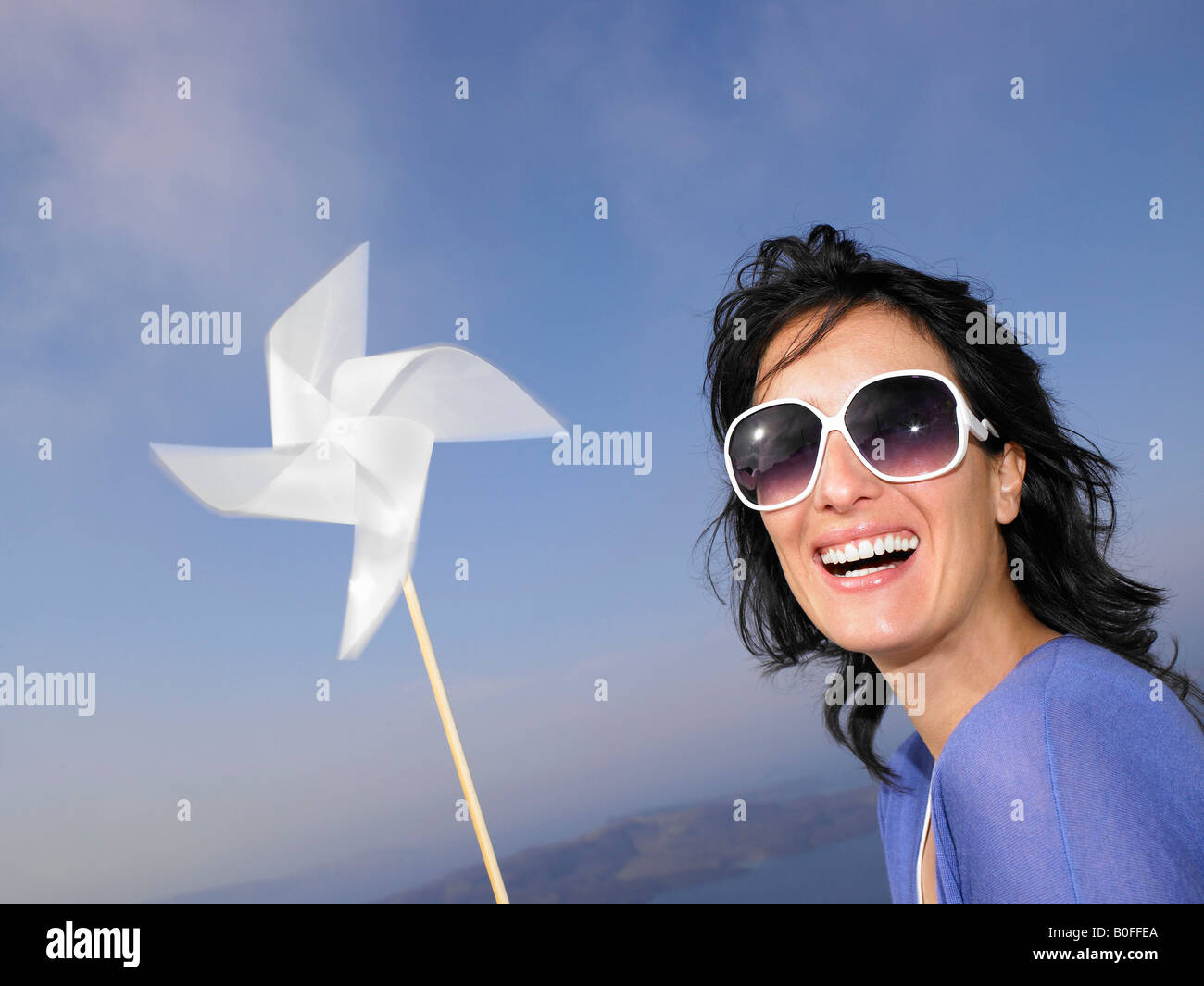 Women windmill hi-res stock photography and images - Alamy