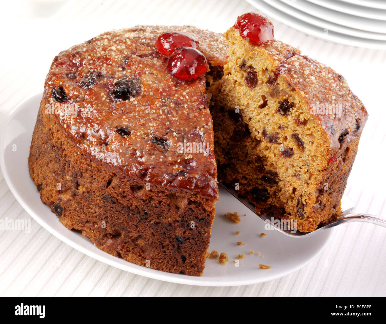RICH FRUIT CAKE Stock Photo - Alamy