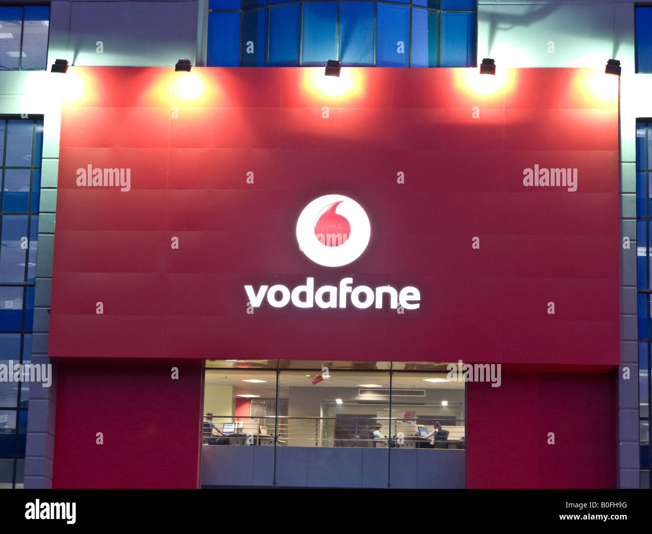 Vodaphone sign hi-res stock photography and images - Alamy