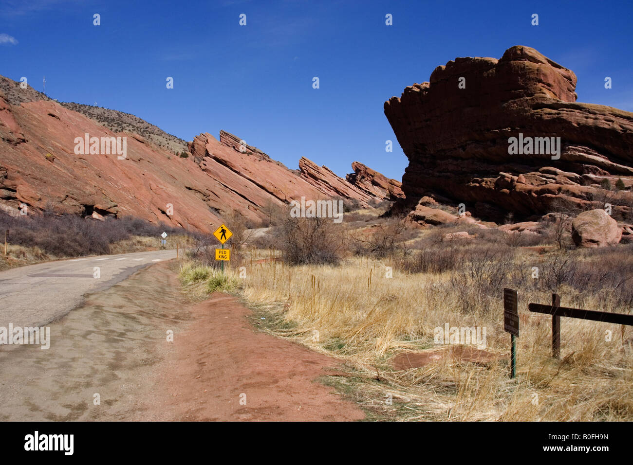 Red rock - Rocky Mountains Stock Photo - Alamy
