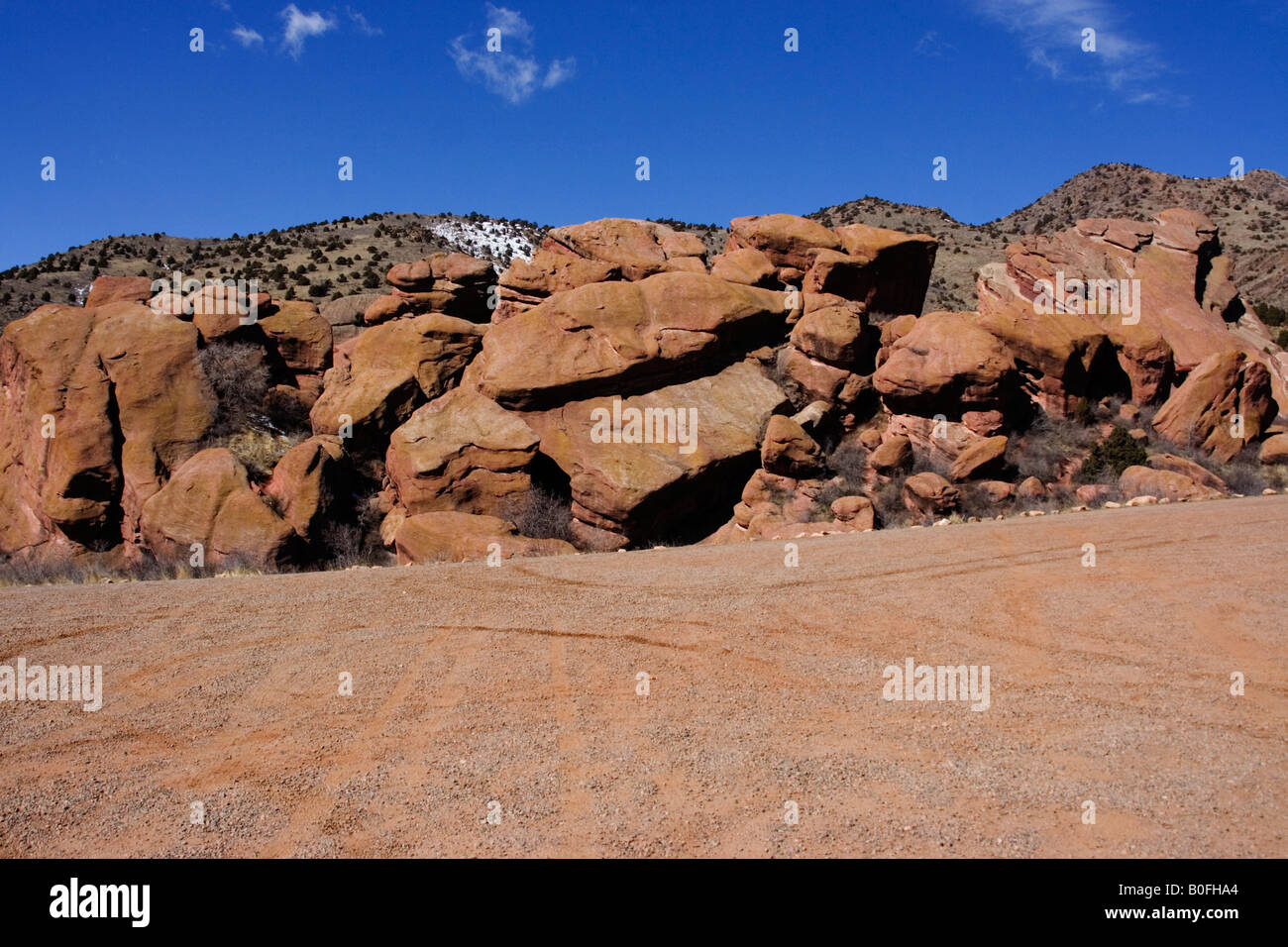 Red Rocks Denver Stock Photo - Alamy
