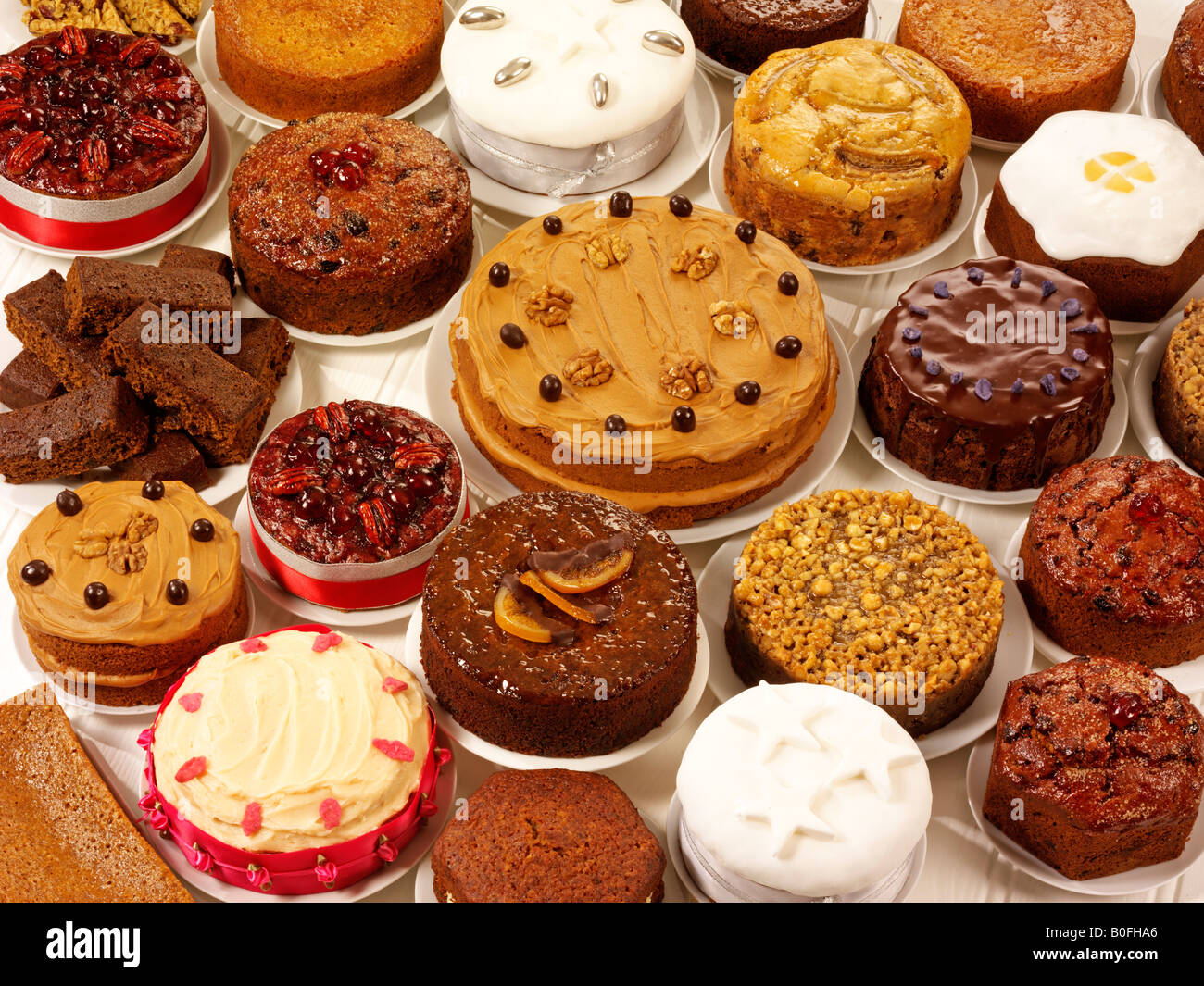 SELECTION OF HOMEMADE CAKES Stock Photo - Alamy