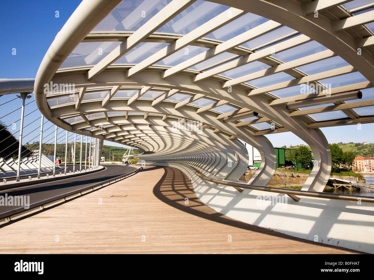 A modern bridge structure Stock Photo - Alamy