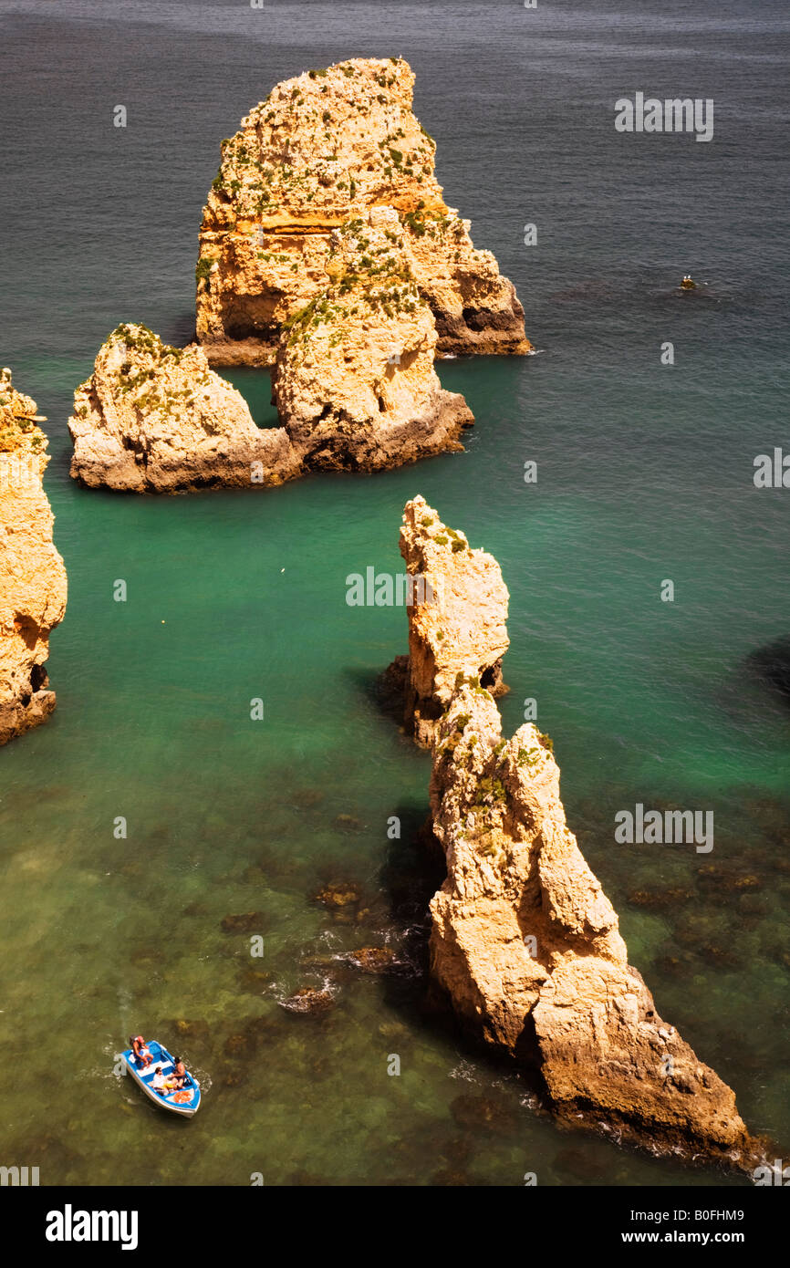 Rugged rocks with seawater,Portugal,Europe Stock Photo - Alamy
