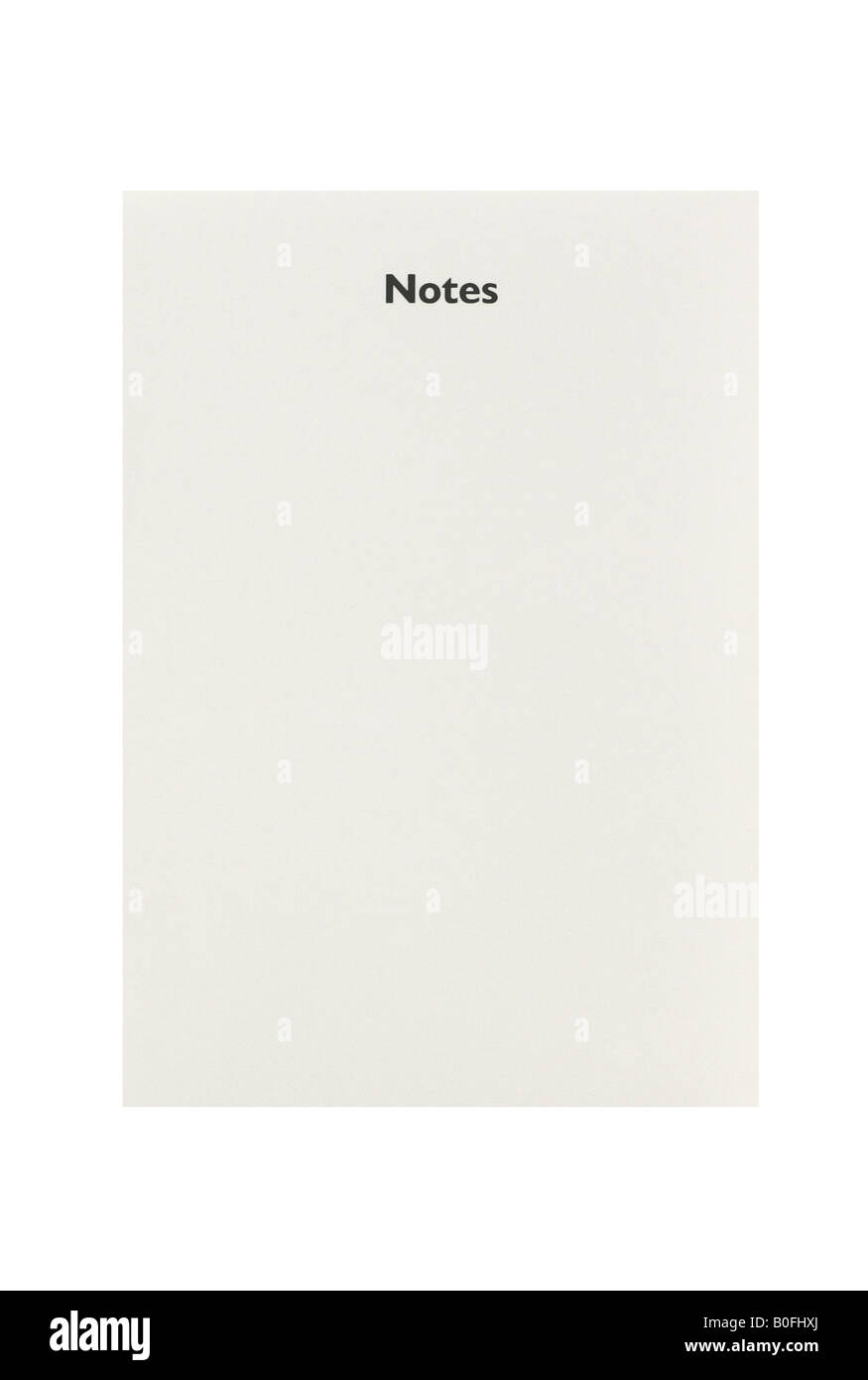 Notice paper hi-res stock photography and images - Alamy