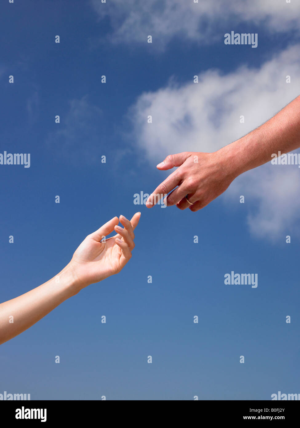 Hands almost touching hi-res stock photography and images - Alamy