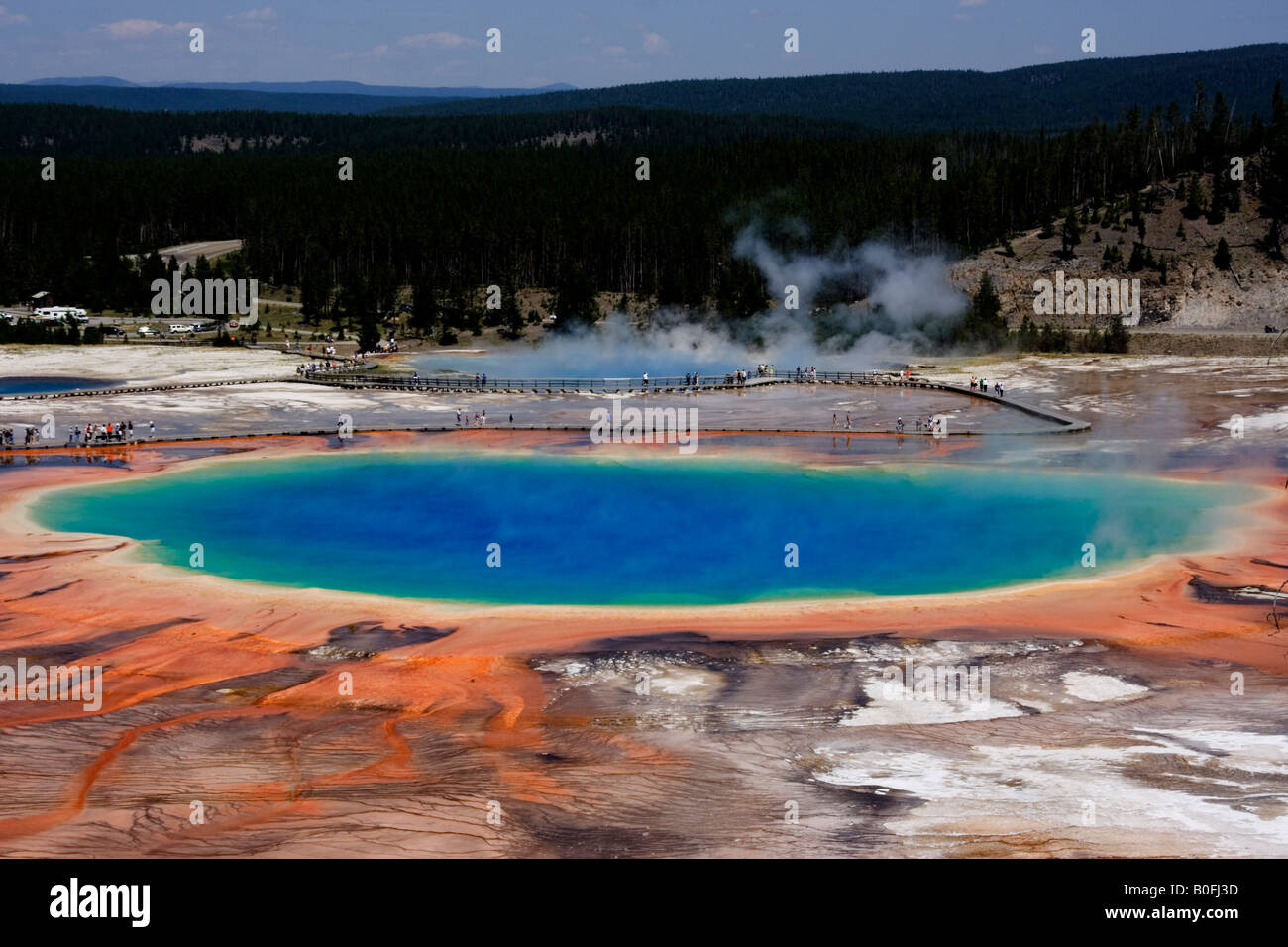 Grand Prismatic, Yellowstone Stock Photo - Alamy