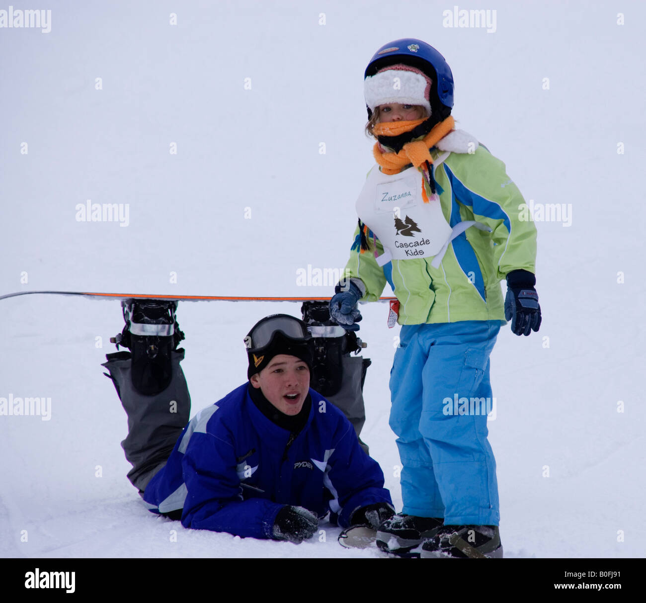 Snowboard lesson hi-res stock photography and images - Alamy