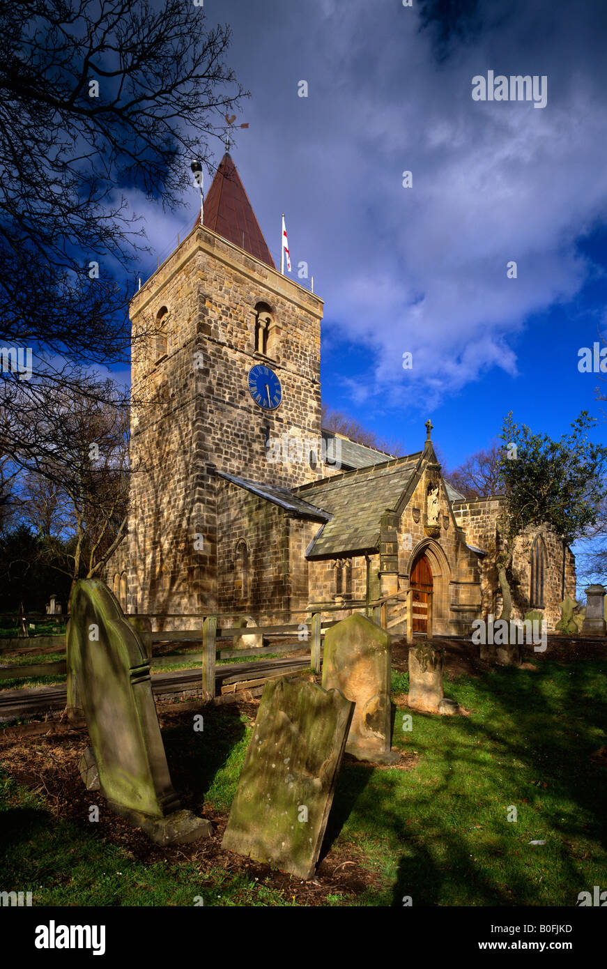 St Michael and All Angels Church, Newburn, Newcastle upon Tyne Stock ...