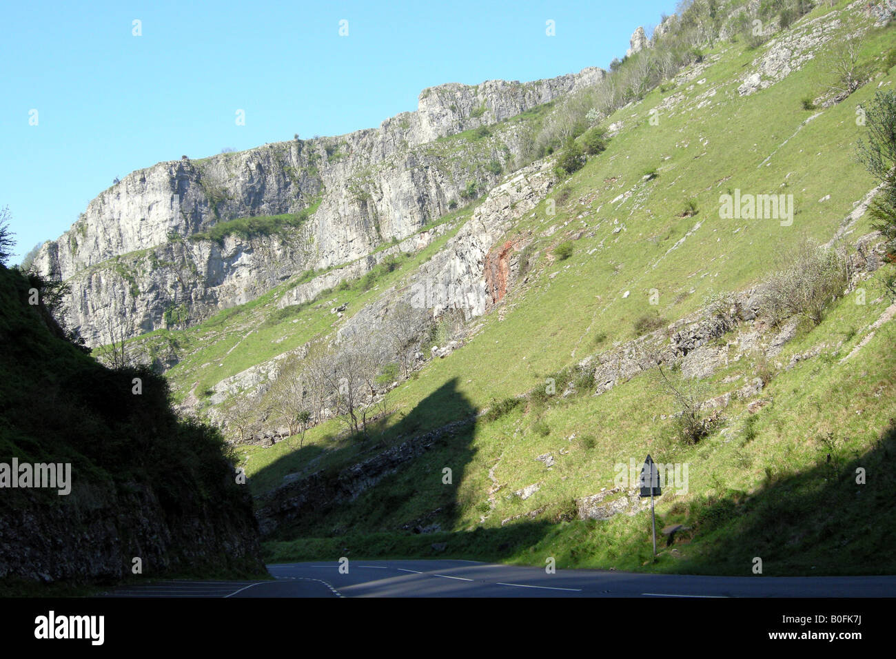 The Limestone cliffs of Cheddar Gorge Somerset England Stock Photo - Alamy