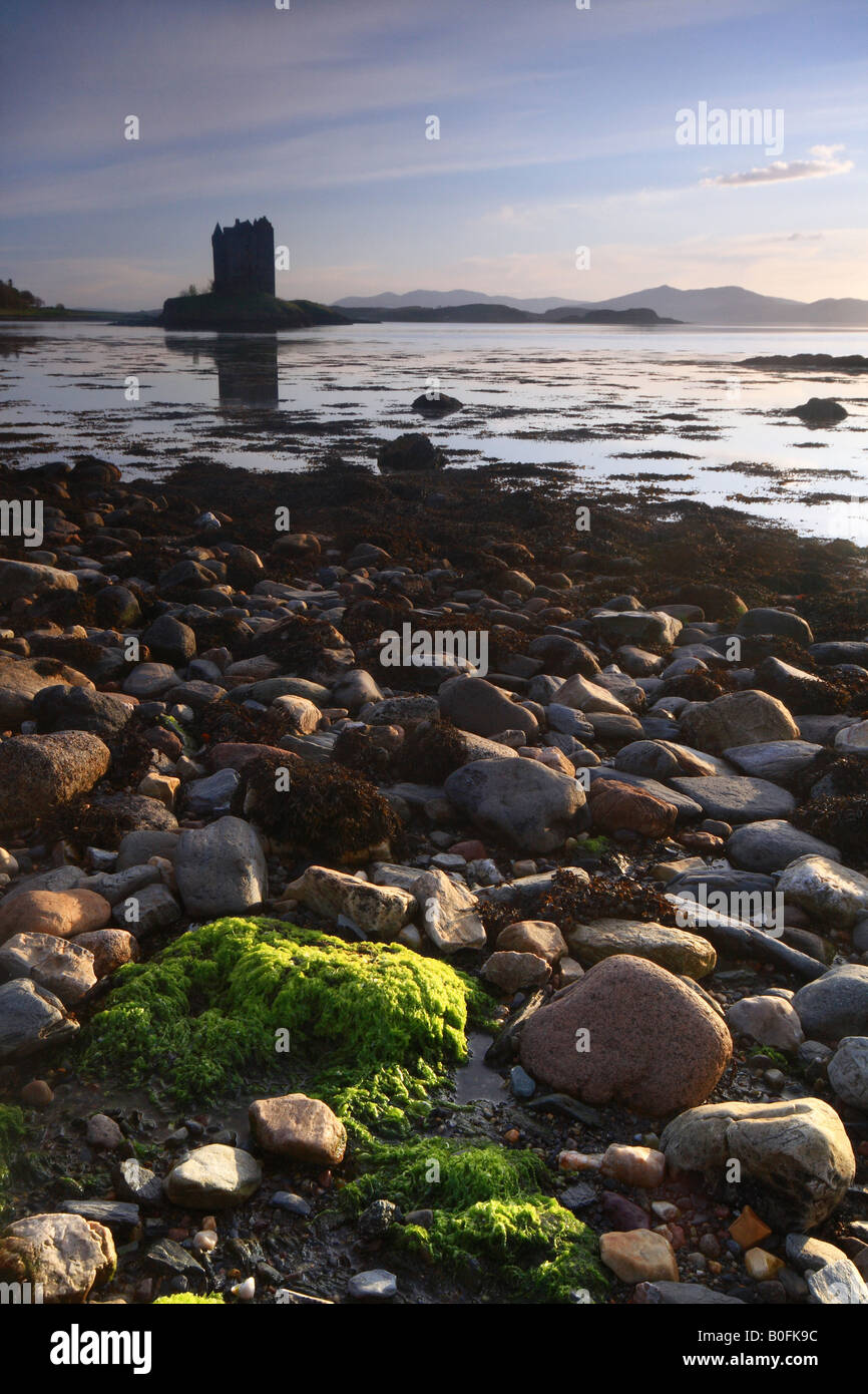 Castle Stalker in the Sound of Shuna, Western Scotland Stock Photo - Alamy