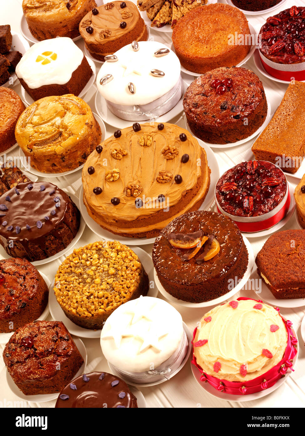 SELECTION OF HOMEMADE CAKES Stock Photo - Alamy