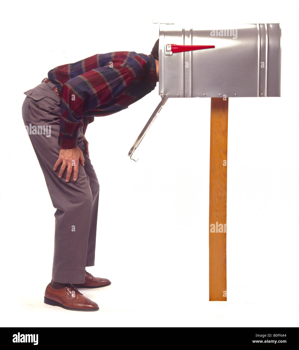 Man peering Cut Out Stock Images & Pictures - Alamy